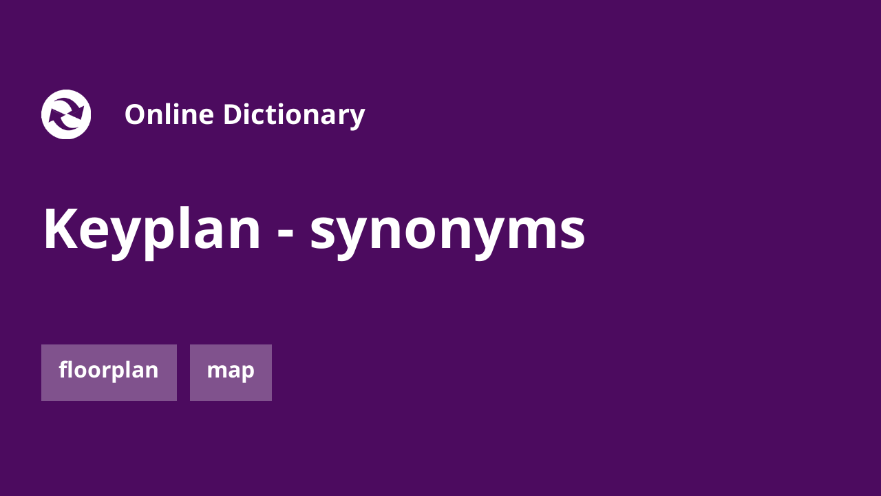 Keyplan - synonyms, pronunciation, definition, meaning, examples | OpenTran