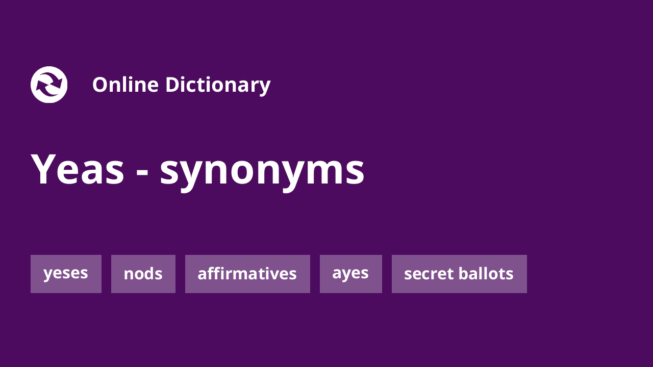 Yeas Synonyms Pronunciation Definition Meaning Examples OpenTran Yeas Synonyms Pronunciation Definition Meaning Examples OpenTran